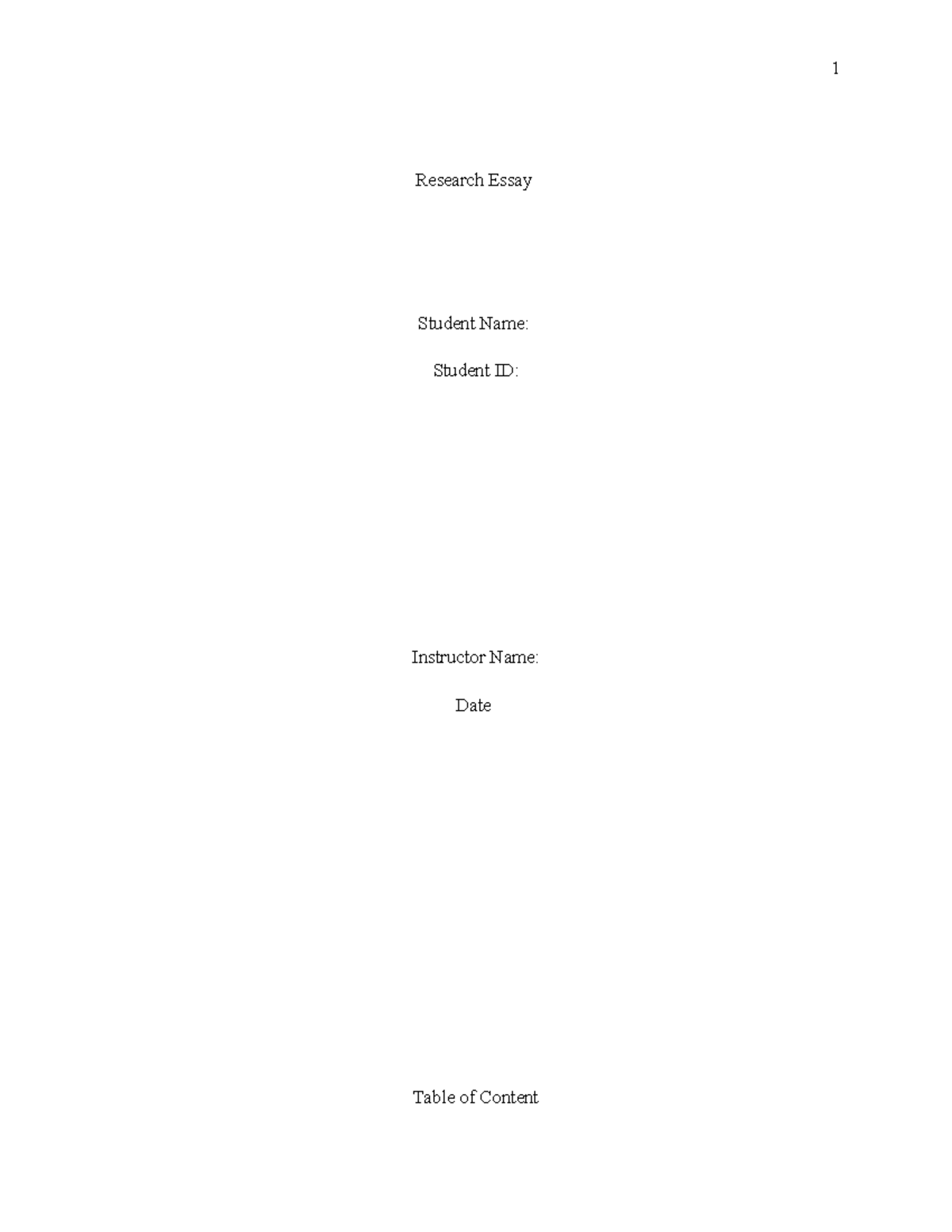 Research Essay Noor Al Sulaiti - Research Essay Student Name: Student ...