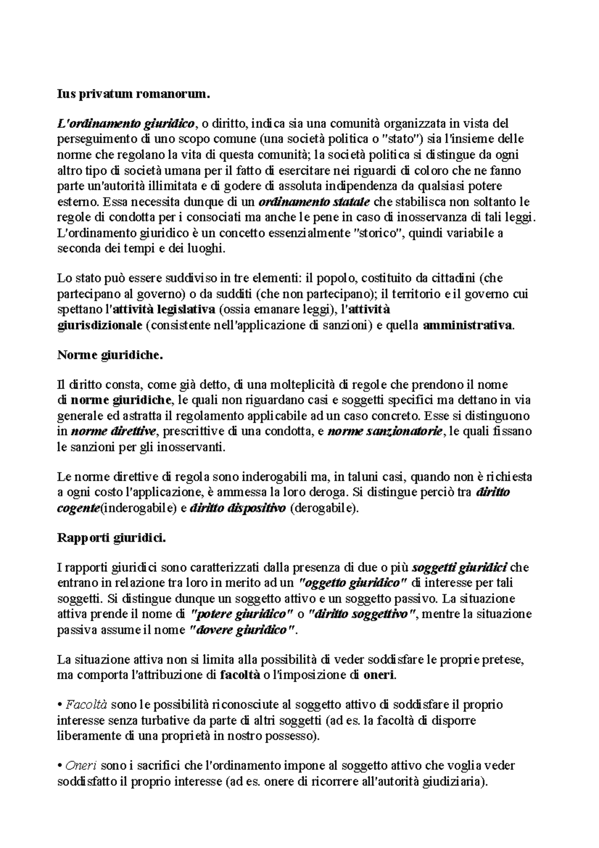 Ius privatum romanorum istituzioni diritto romano - Ius privatum ...