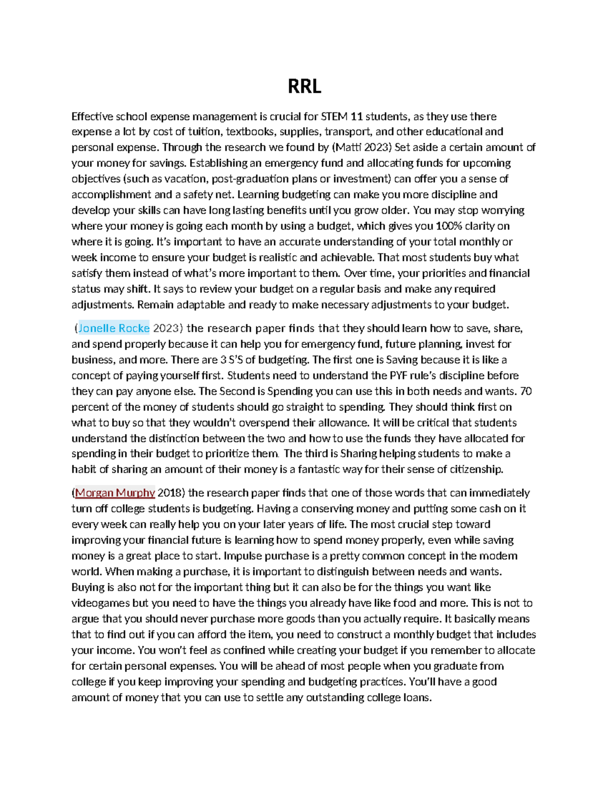 Rrl - this is rrll - RRL Effective school expense management is crucial ...