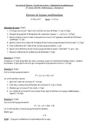 Exercices corrigés algorithme - EXERCICES – ALGORITHME SECONDE Exercice 5. Ecrire un algorithme ...