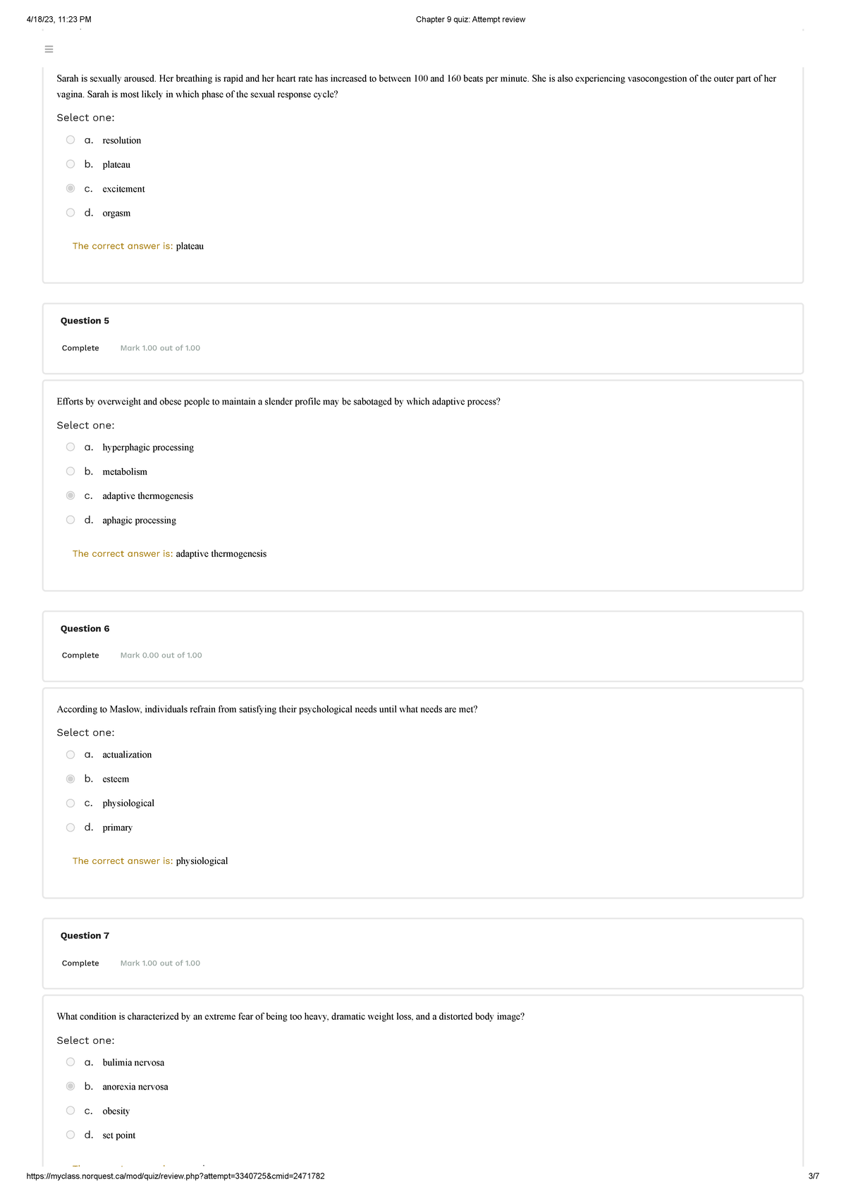 Chapter 9 quiz Attempt review 2 Part3 - 4/18/23, 11:23 PM Chapter 9 ...
