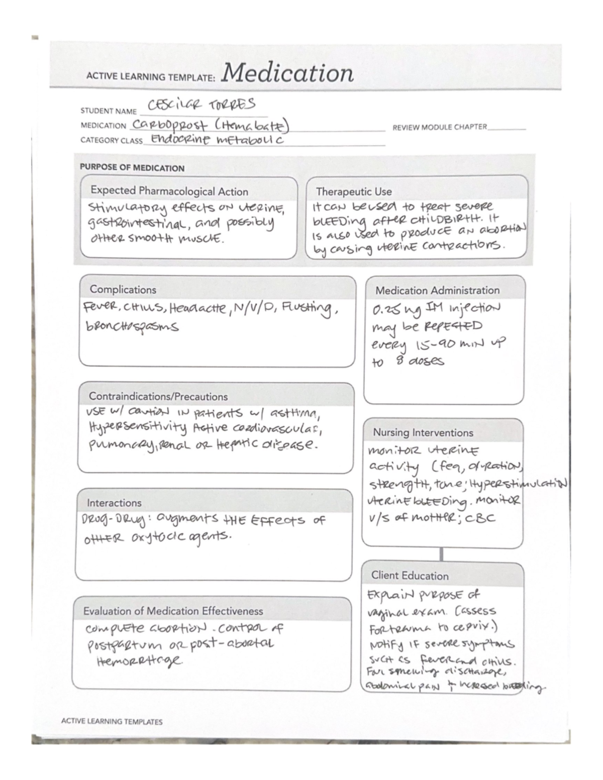 Carboprost (hemabate) - IS also used to produce an abortion blEEDing ...