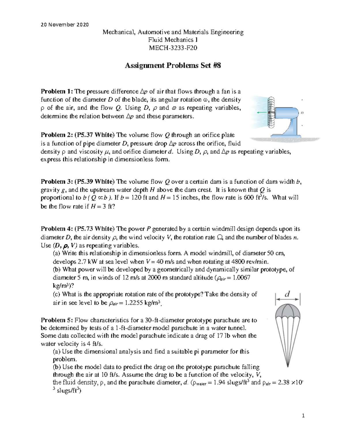 Assignment#8-F20+Solutions - Mechanical, Automotive and Materials ...