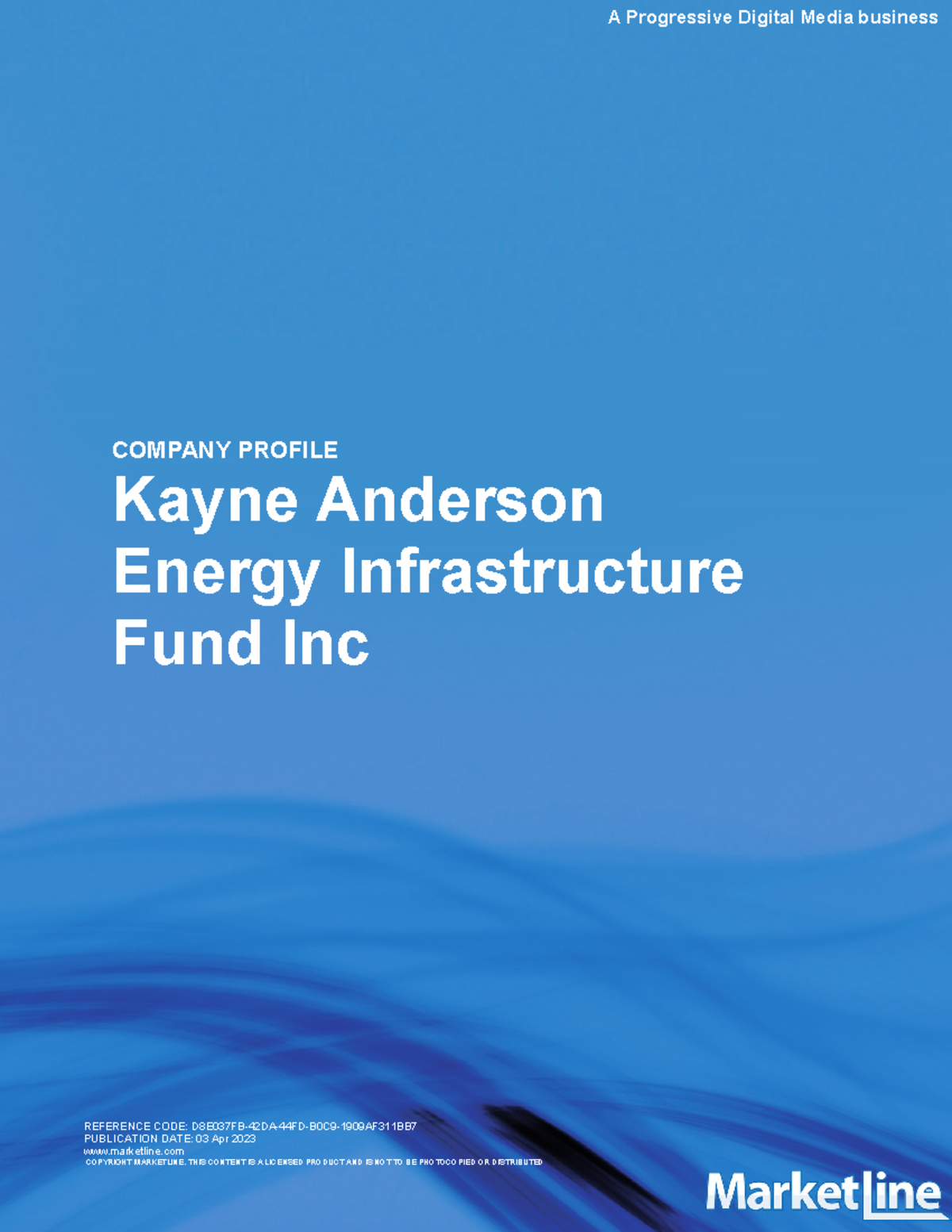 Kayne Anderson Energy Infrastructure Fund - COMM1110 - UNSW Sydney ...