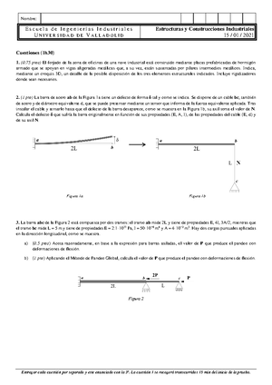 Ex Fd C 2019 - Examen - Nombre: E s c u e l a d e I n g e n i e r í a s I n d u s t r i a l e s ...
