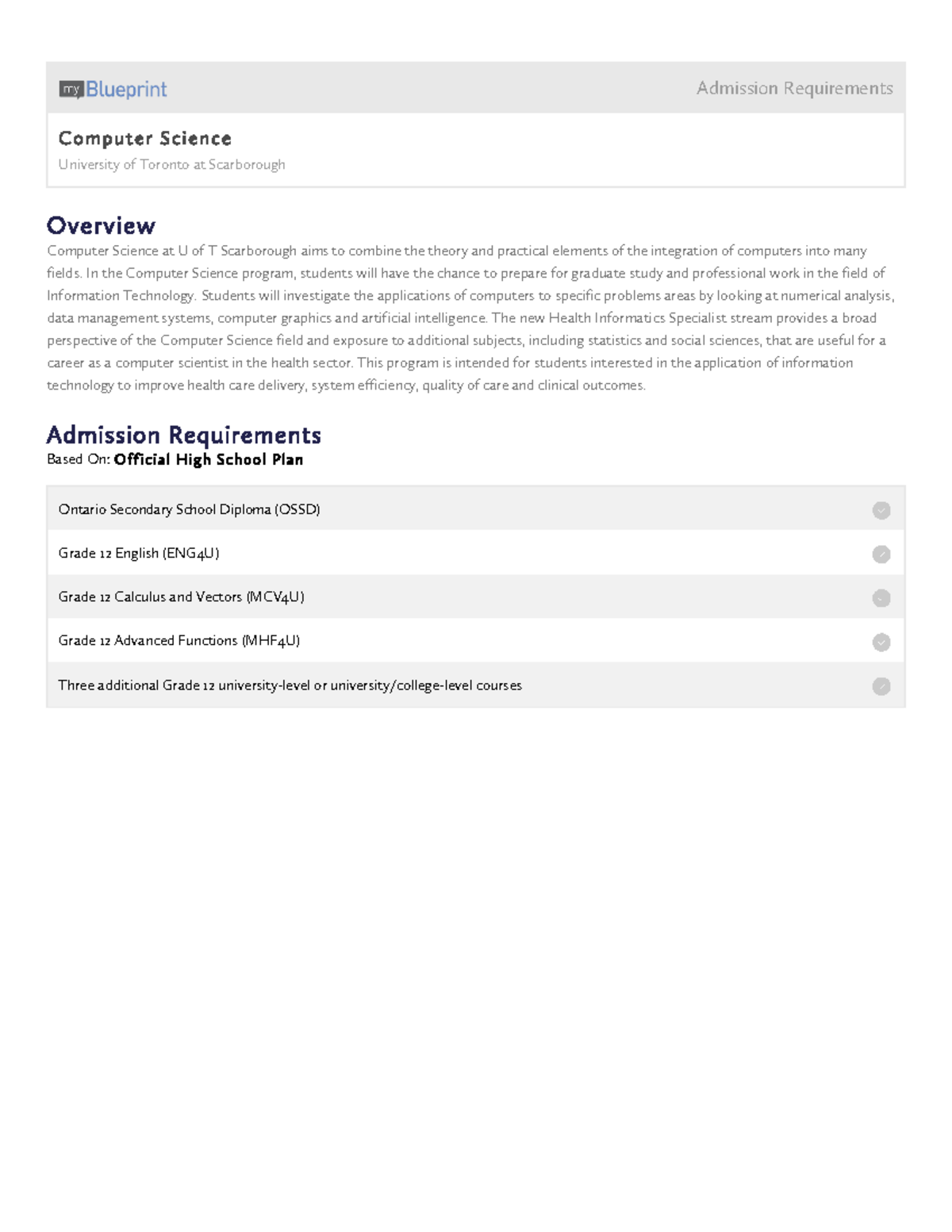 Exam, questions and answers - Admission Requirements Computer Science ...