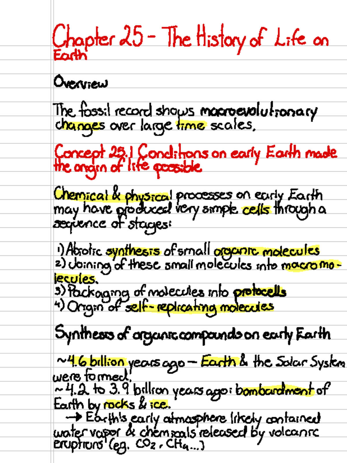 Chapter 25 - The History of Life on Earth - BIO 1306 - Baylor ...