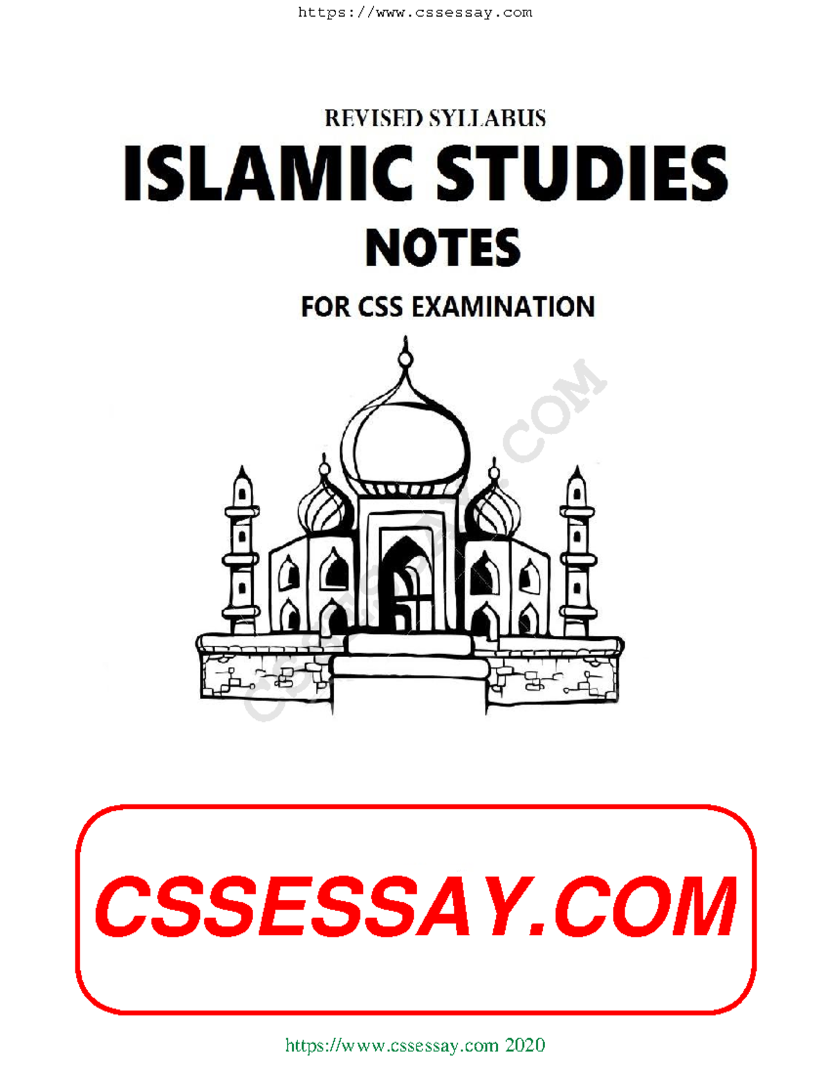 CSS Islamyat short notes - Islamic Studies by Aamir Mahar 1 CSSESSAY 16 ...