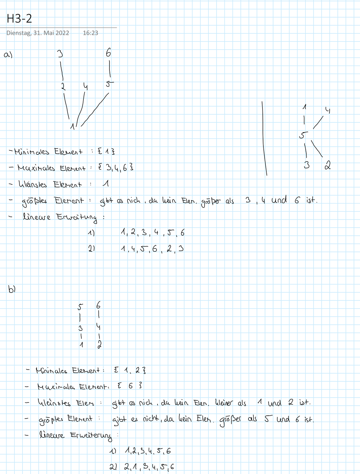 H3-2 - Sommersemester - MATH 1451 - TTU - Studocu