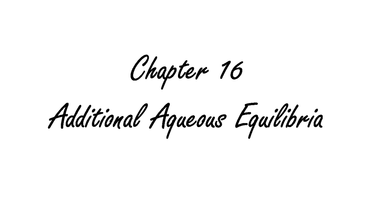 Module 5A lectures - notes - Buffers Solutions whose pH changes very ...
