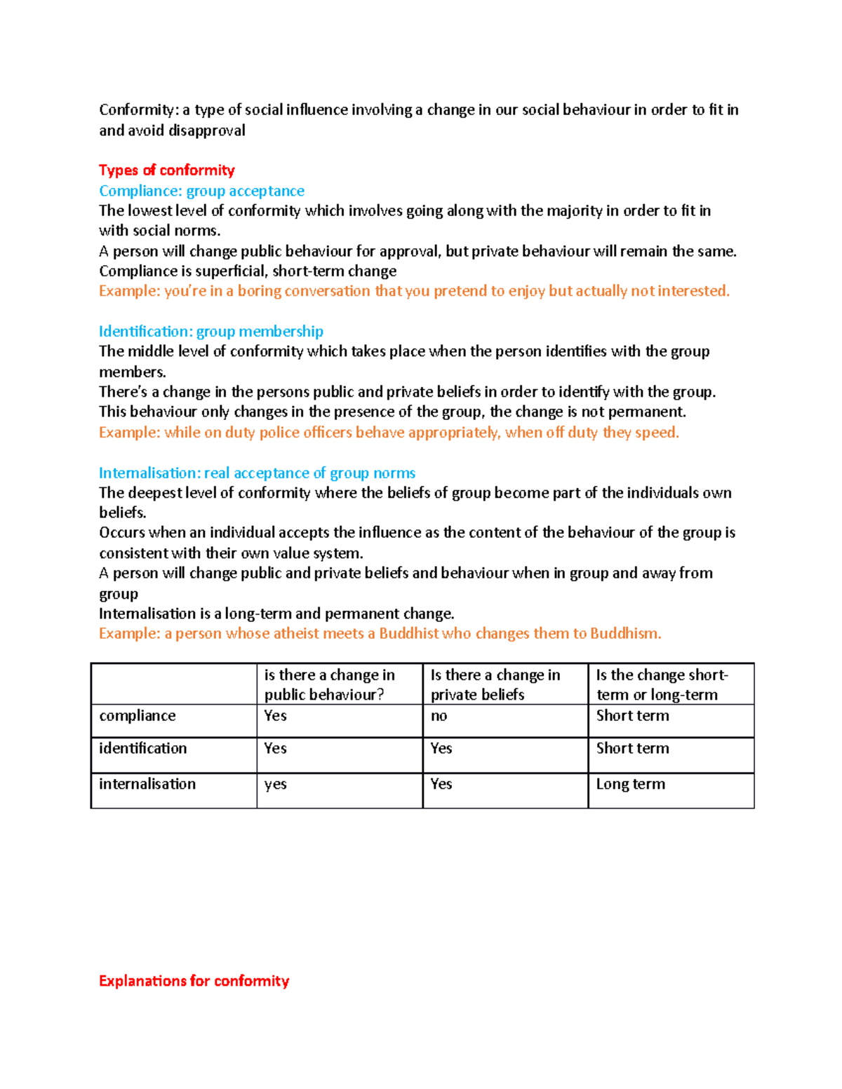 Conformity 2 - sadadasd - Conformity: a type of social influence ...