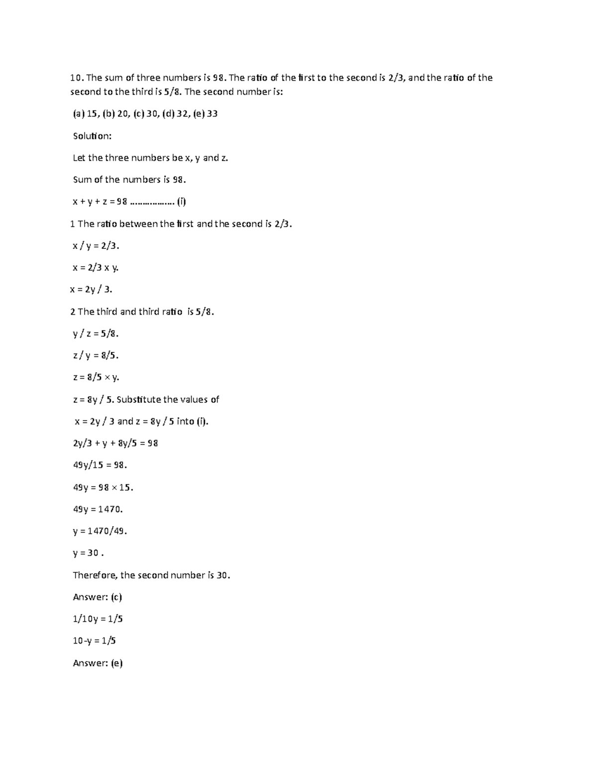 Ch4 Solving Problems With Solutions The Sum Of Three Numbers Is 98 ch4-solving-problems-with-solutions-the-sum-of-three-numbers-is-98