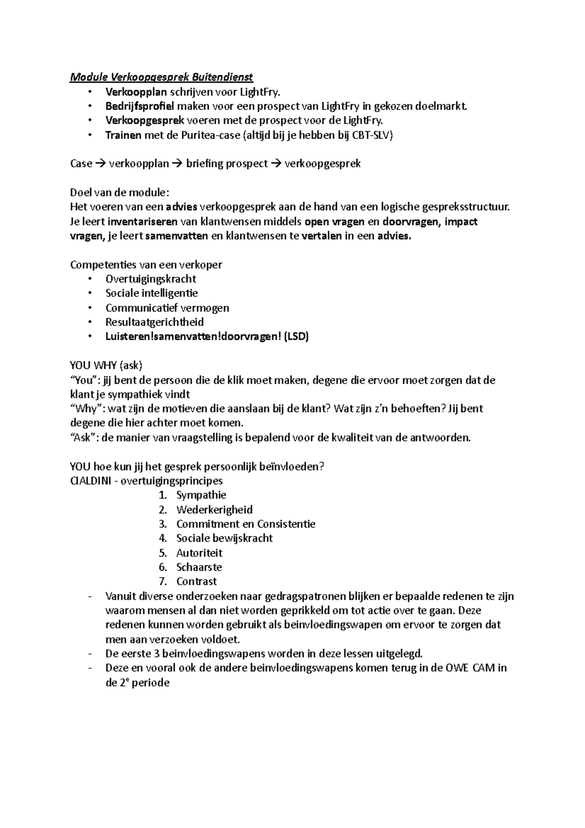 Verkoopgesprek - kunnen worden gebruikt als beinvloedingswapen om ...