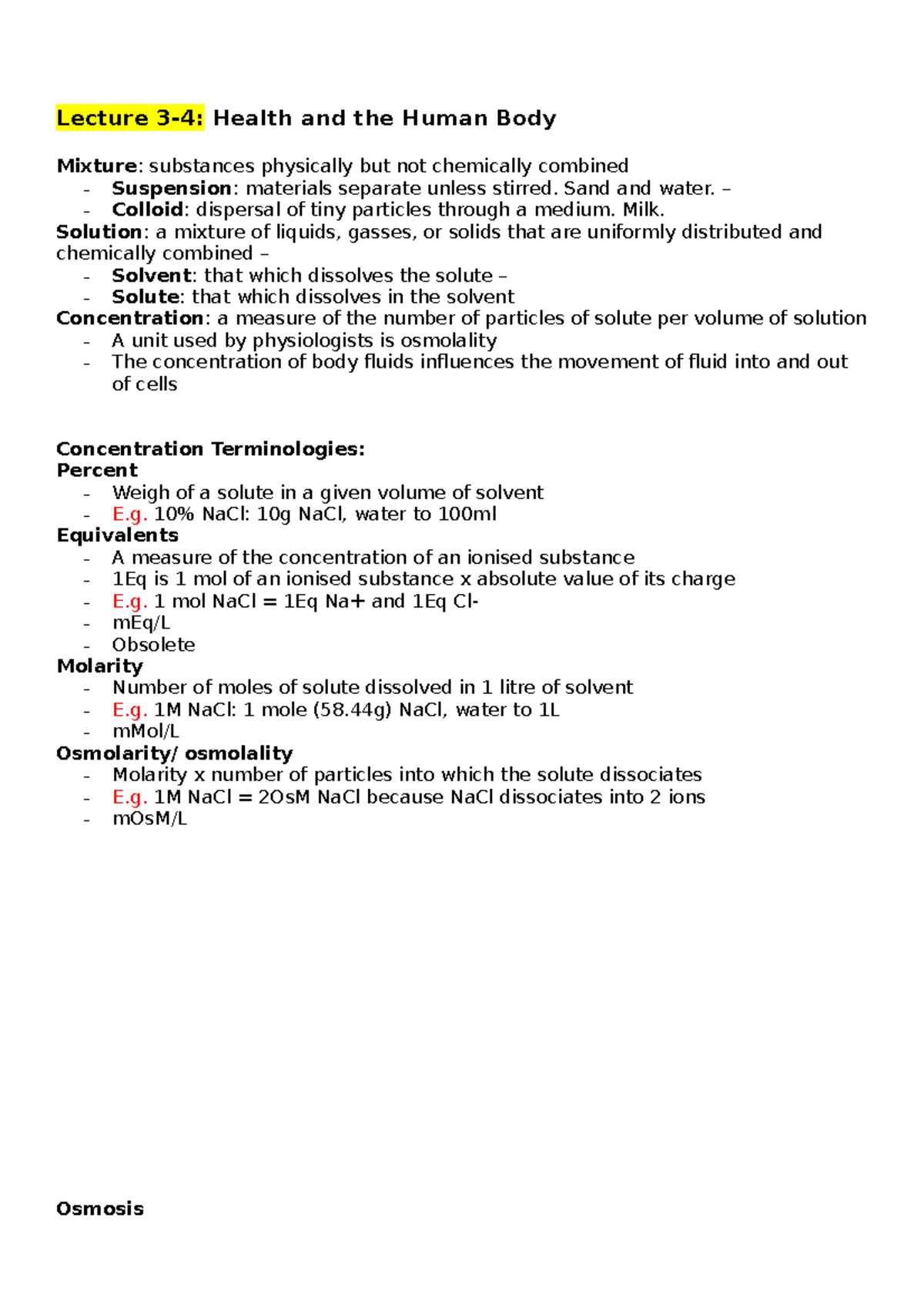 Lecture 3-4 - Sand and water. – - Colloid: dispersal of tiny particles through a medium. Milk ...