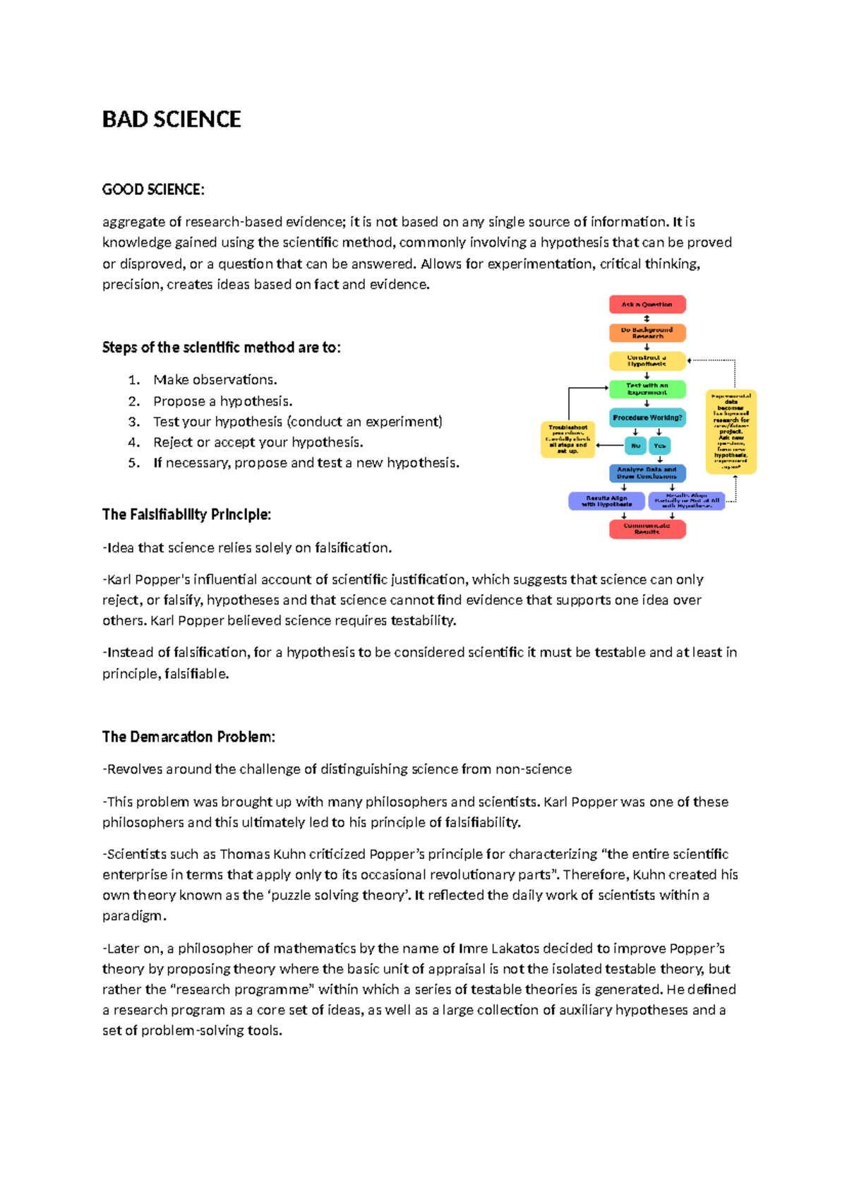 BAD Science - BAD SCIENCE GOOD SCIENCE: aggregate of research-based ...