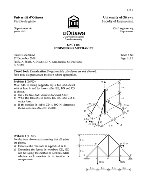 Suggested Problems 4 - Equilibrium of Rigid Bodies in 2D - Suggested ...