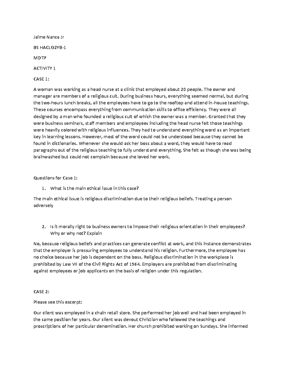 I am sharing 'MDTP' with you - Jaime Nanca Jr BS HACLO2YB- 1 MDTP ...