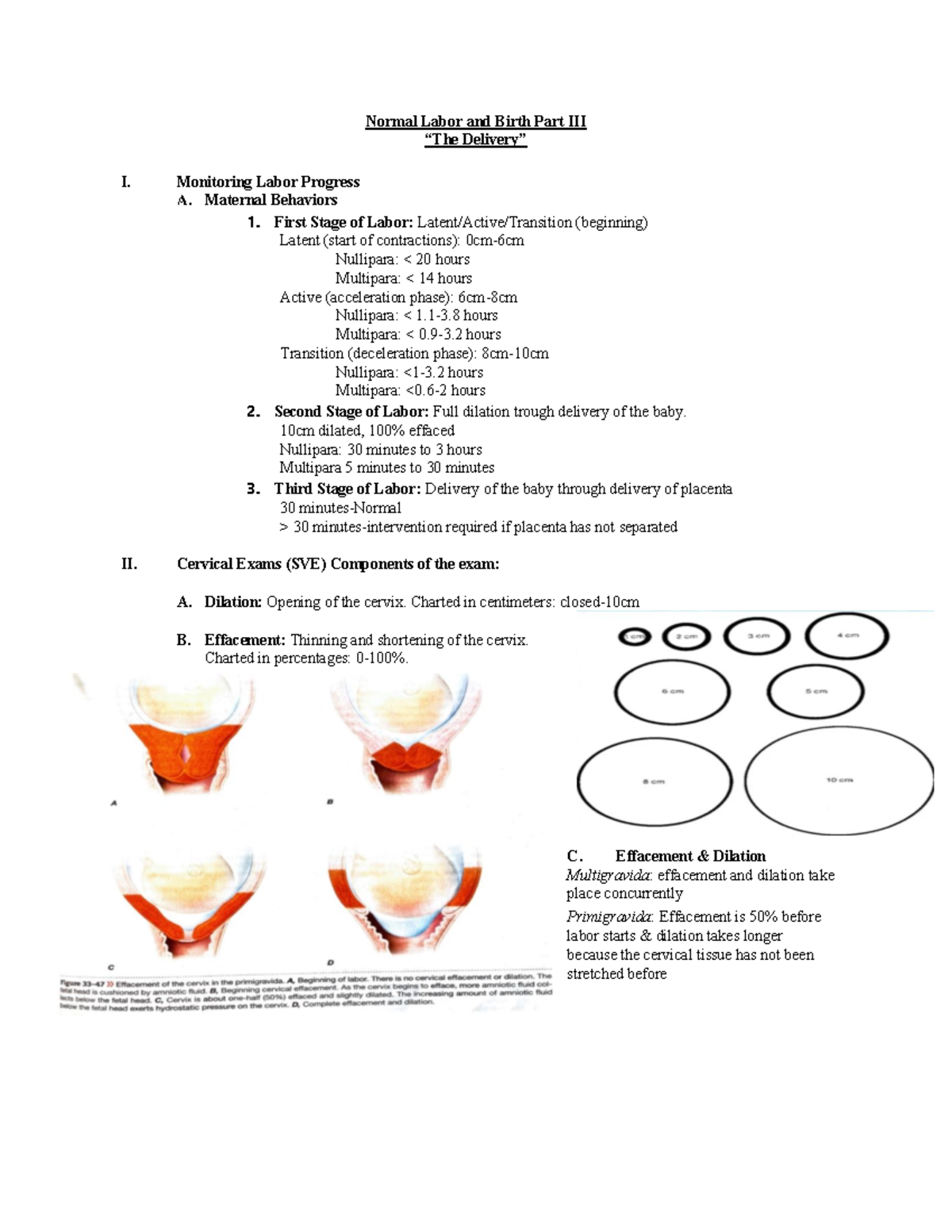 Intrapartum 3 - Normal Labor and Birth Part III “The Delivery” I ...