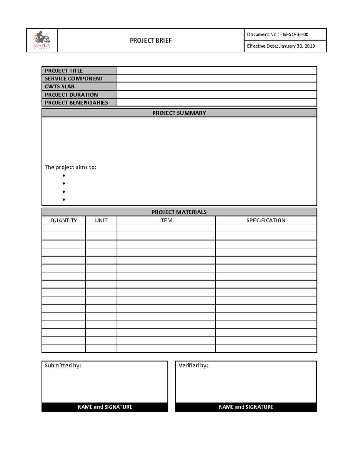 CWTS 103 Project Brief - Prof. Kevin Diaz - National Service Training ...