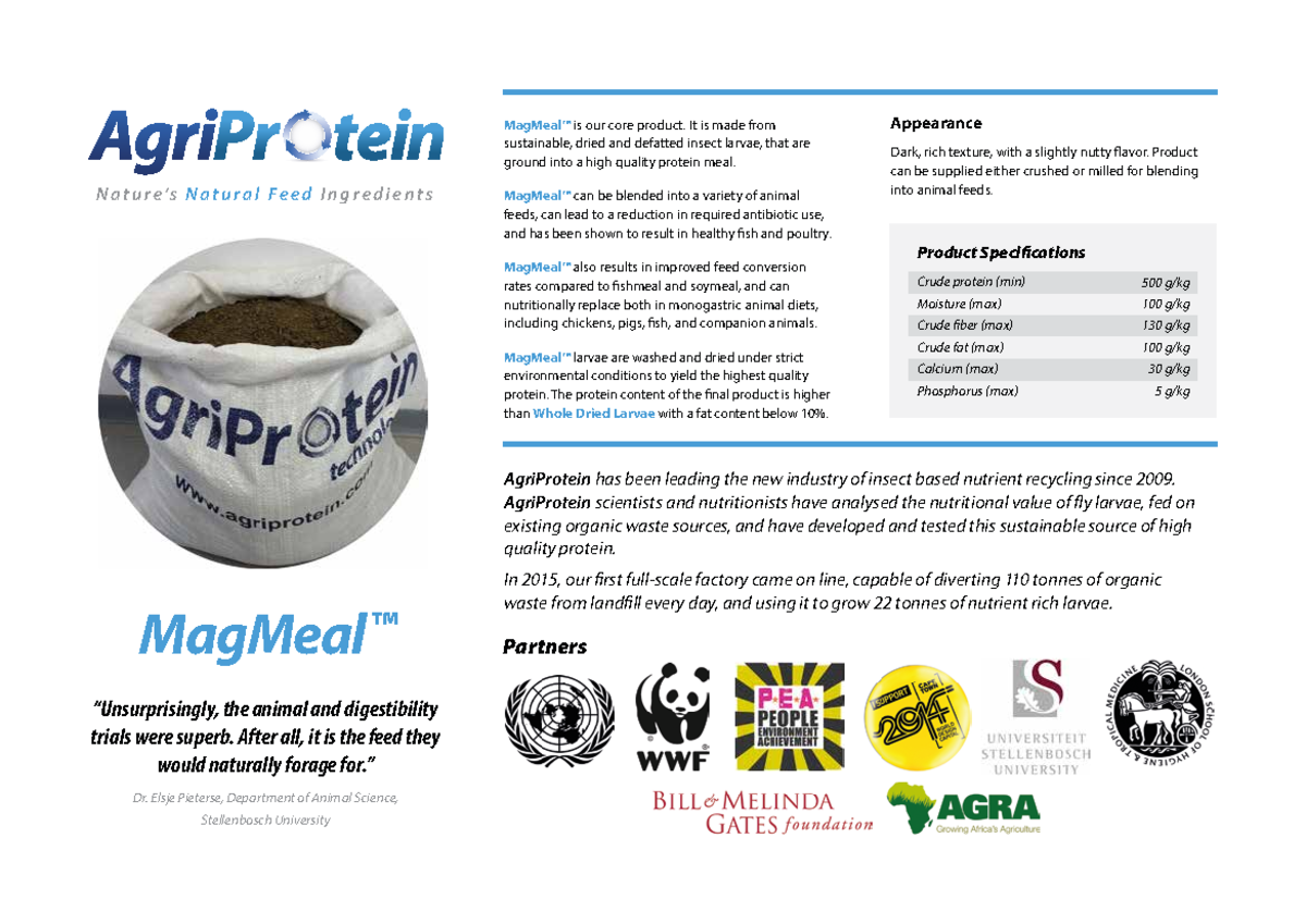 Agriprotein-magmeal - agriprot - N a t u r e ’s N a t u r a l F e e d I ...