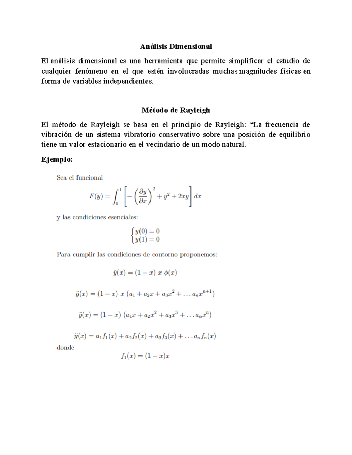 Investigación analisis dimensional - Análisis Dimensional El análisis ...