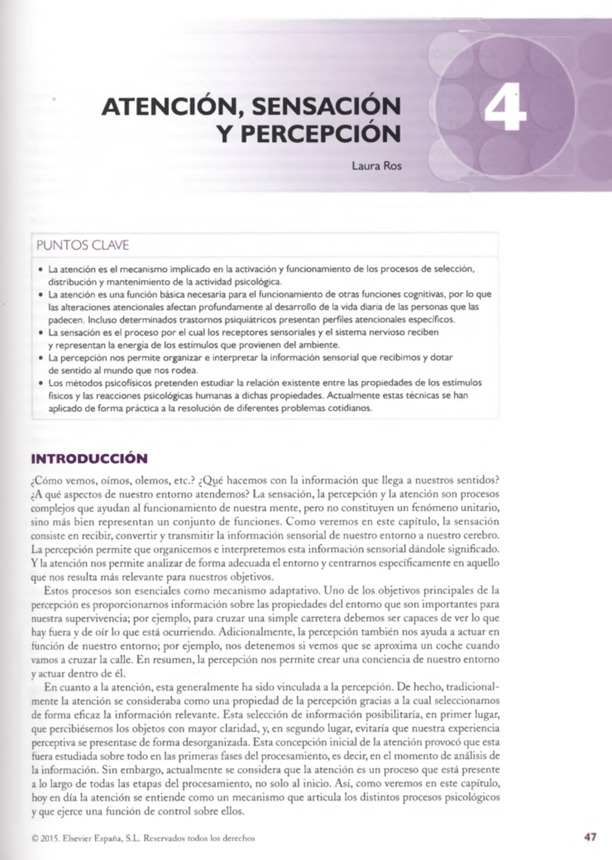 04 Atención, Sensación y Percepción - Díaz Latorre - A TE N CI O N, SE ...