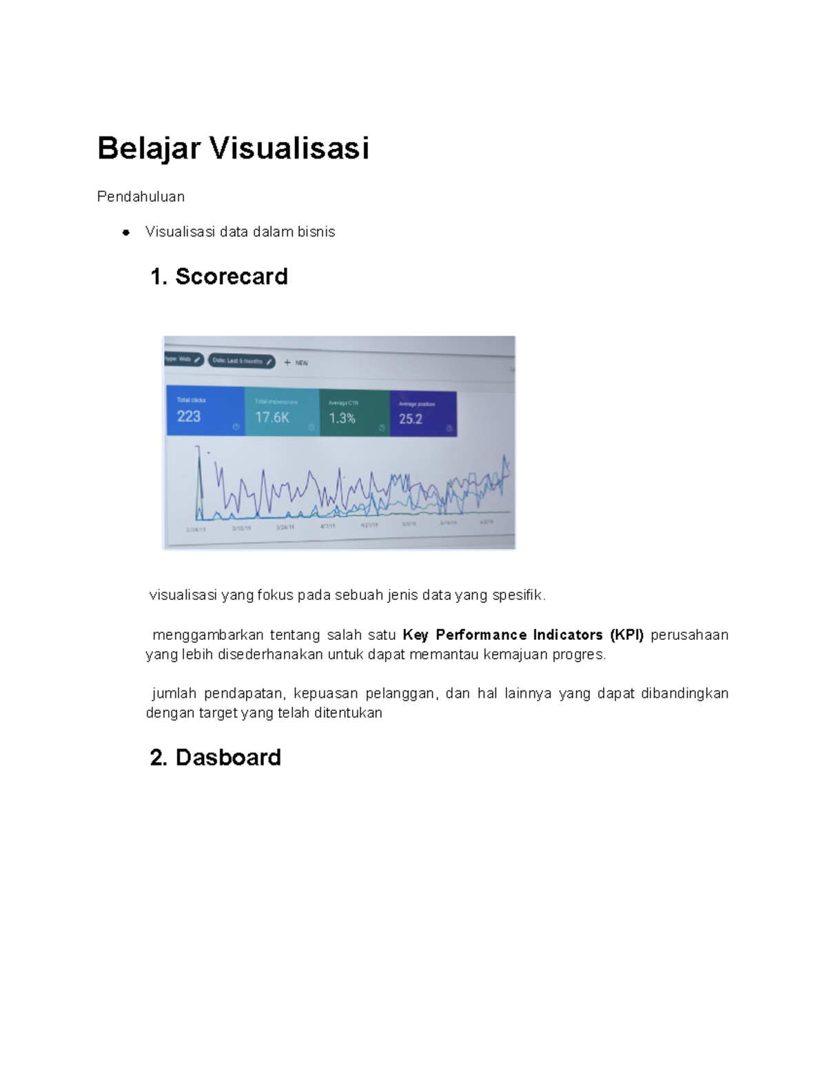 Data Analytics - Belajar Visualisasi - Belajar Visualisasi Pendahuluan Visualisasi data dalam ...