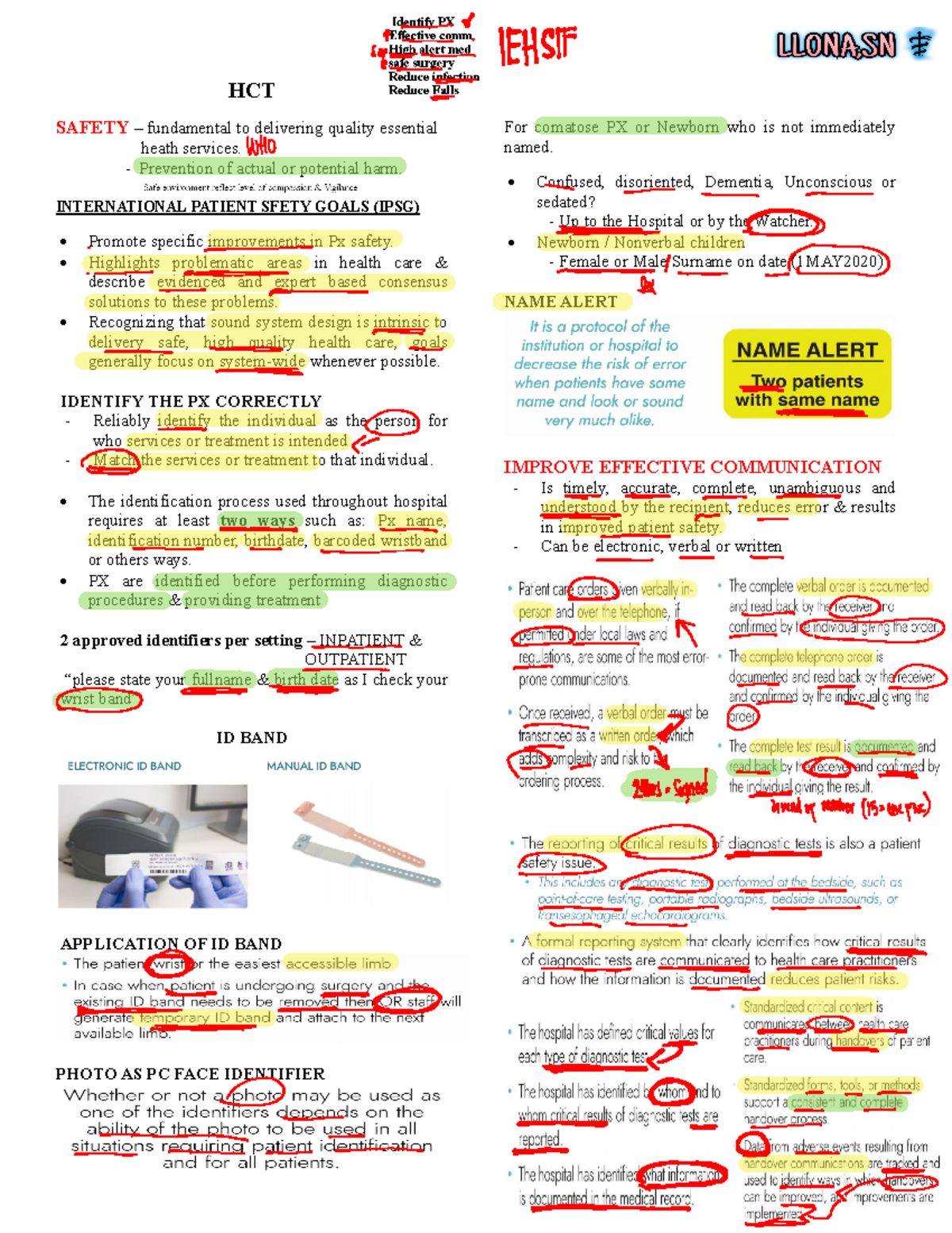 HCT - HCT - HCT SAFETY – fundamental to delivering quality essential ...
