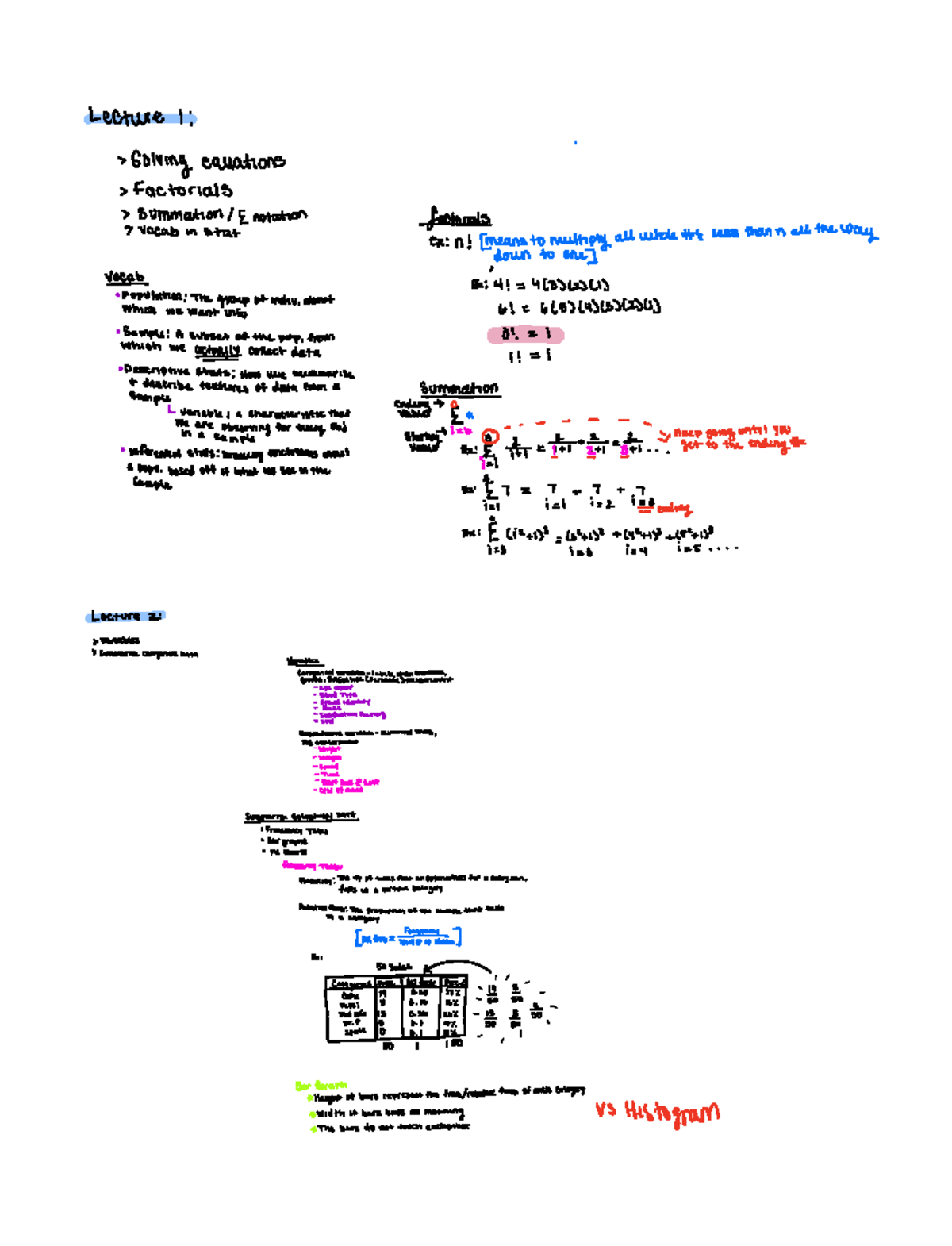 Lecture notes exam 1 - Exam summary - Lecture 1 Solvingequations ...