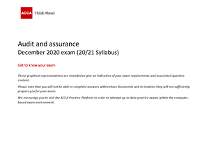 practice papers and performance objective guidelines ACCA Students and ...