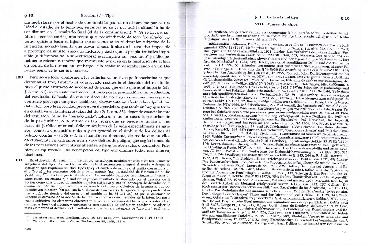 Roxin, Tipo objetivo - Teoría del Delito - Studocu