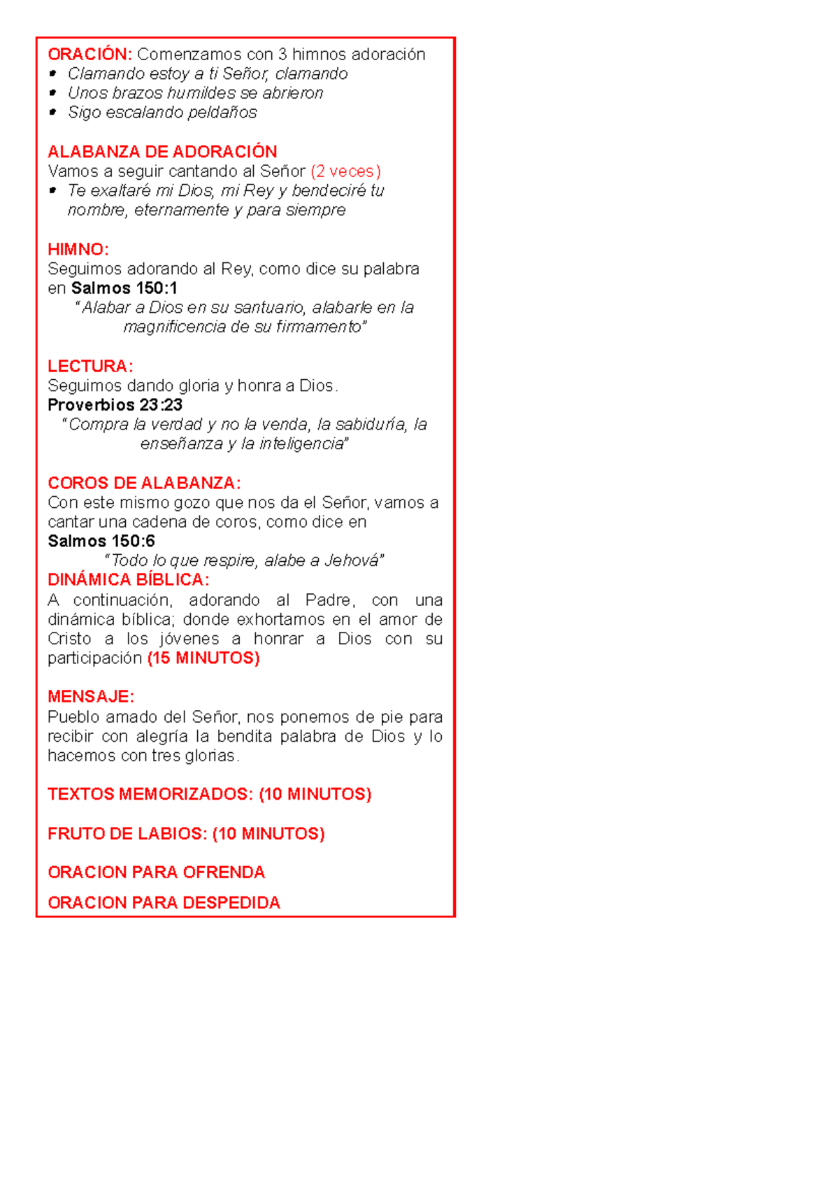 PAPÁ - profesional - ORACIÓN: Comenzamos con 3 himnos adoración ...