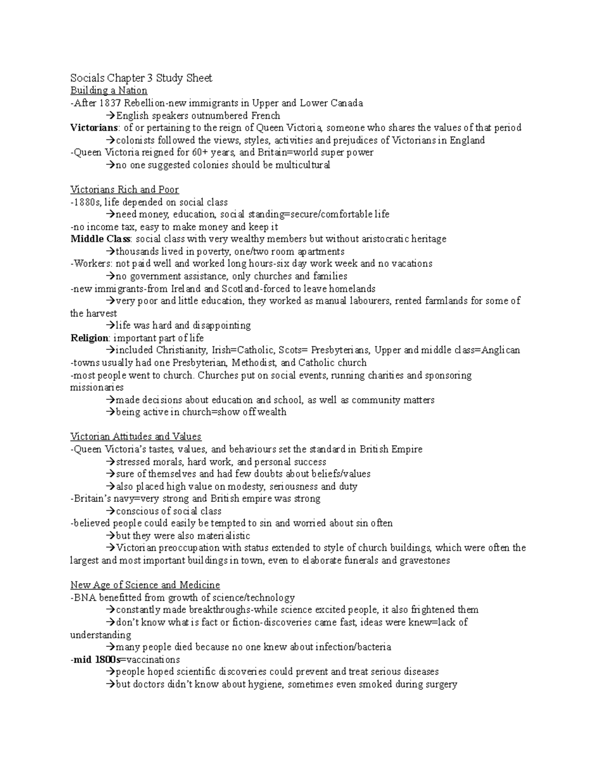 Socials Chapter 3 Study Sheet - Socials Chapter 3 Study Sheet Building ...