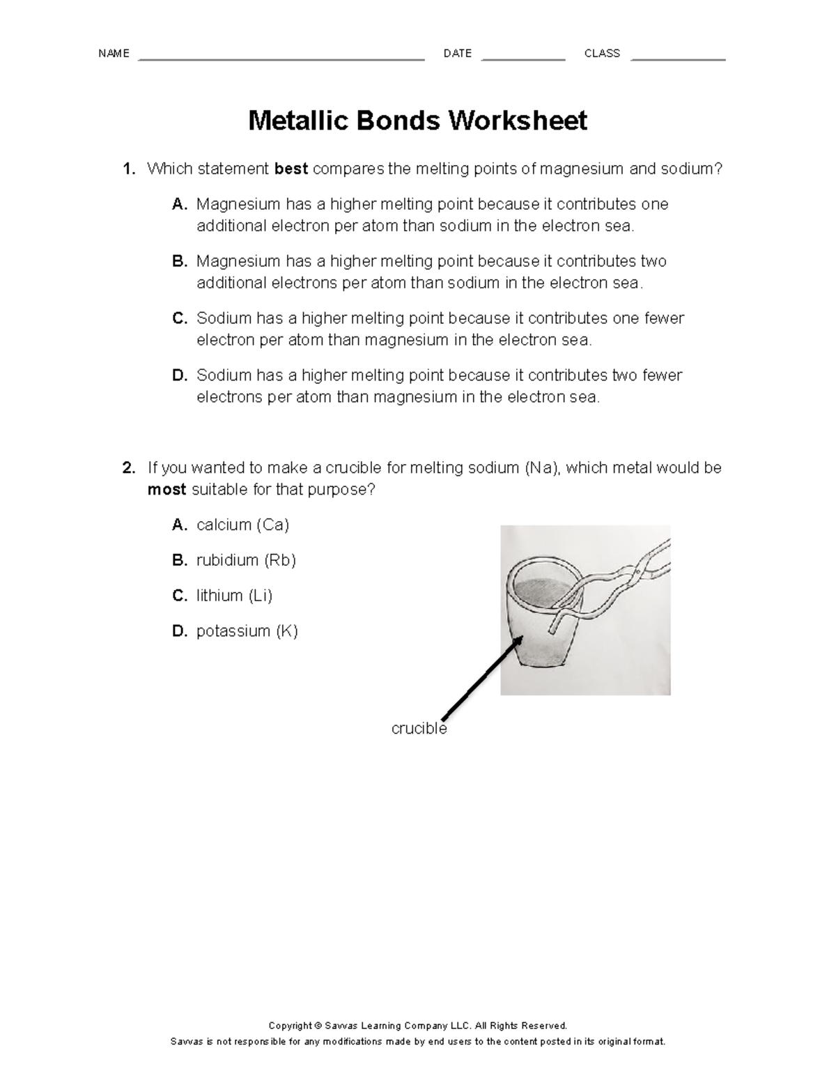 41def4614479 ebdbfb 5321136 b66d9bb - Metallic Bonds Worksheet 1. Which ...