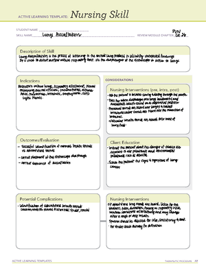 ATI Medication template Dobutamine - ACTIVE LEARNING TEMPLATES ...