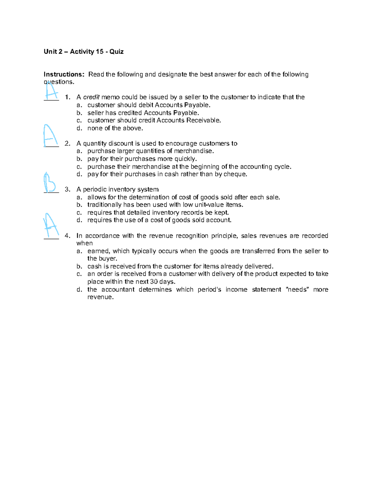 Unit 2 Activity 15 Unit Quiz Unit 2 Activity 15 Quiz unit-2-activity-15-unit-quiz-unit-2-activity-15-quiz