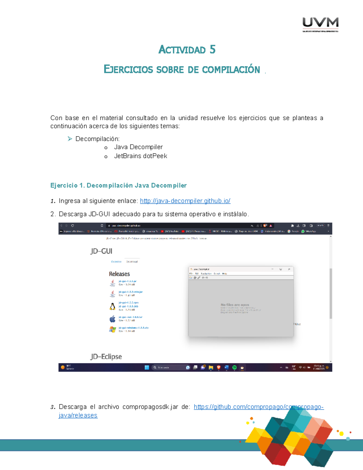 5 mantsoft - mantenimiento de software y aplicaciones actividad#5 - ACTIVIDAD 5 EJERCICIOS SOBRE ...