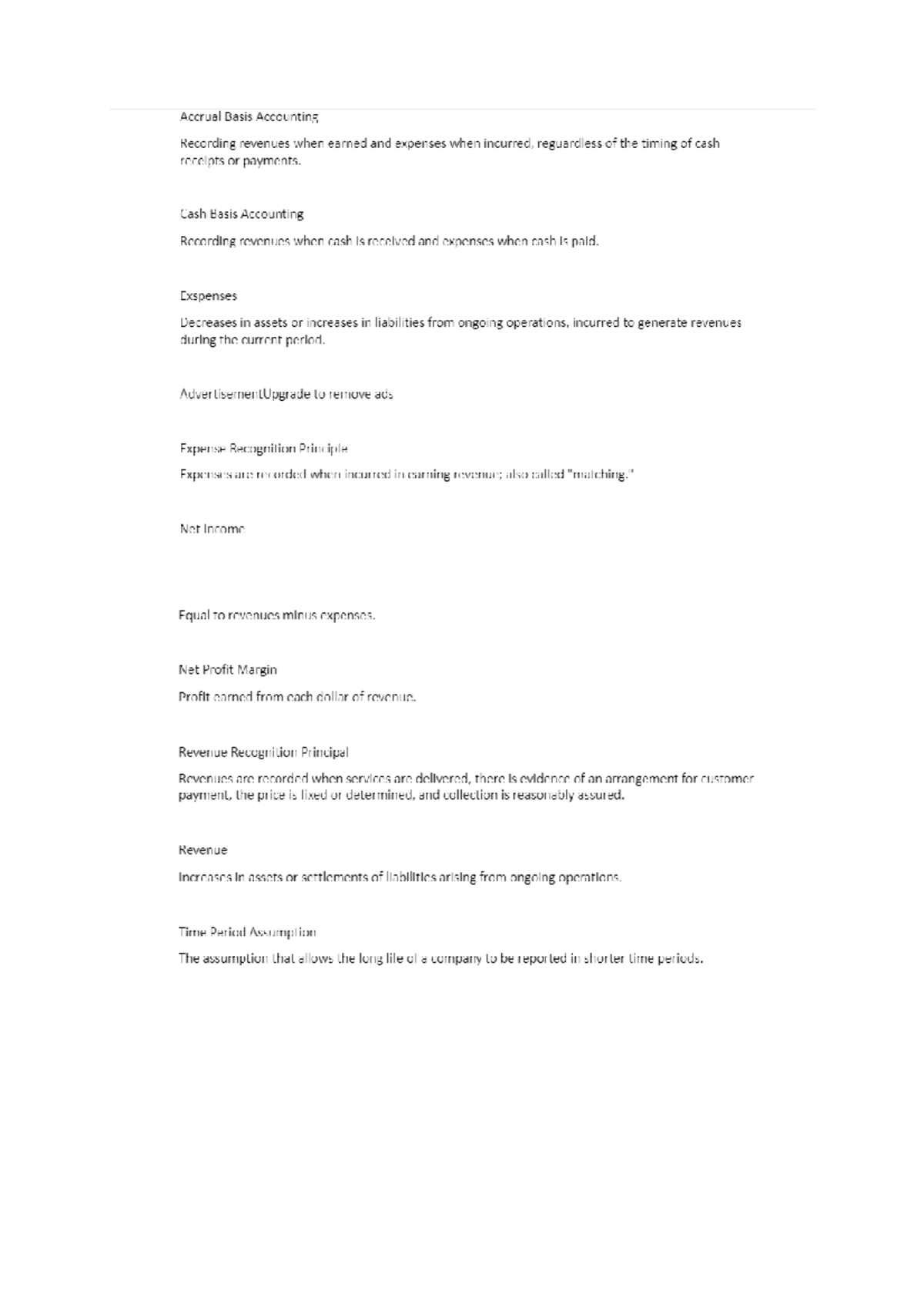 ACC 240 class notes part 8 - ACG 2091 - Studocu