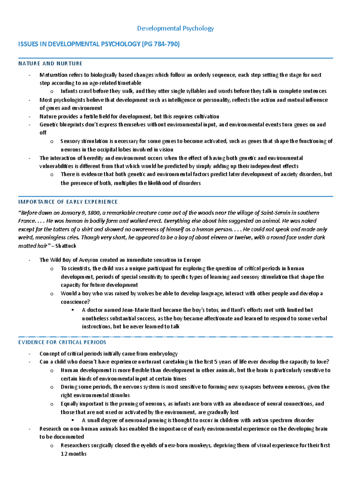 Developmental Psychology - Developmental Psychology ISSUES IN ...
