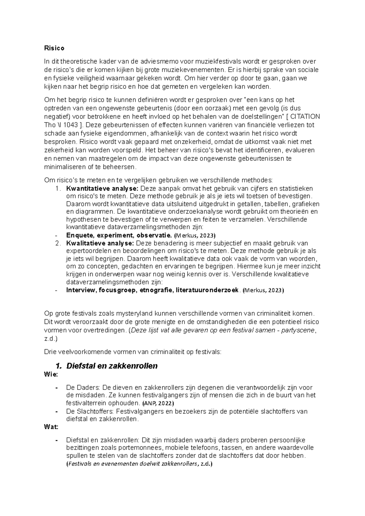 Een theoretisch kader schrijven - Risico In dit theoretische kader van ...