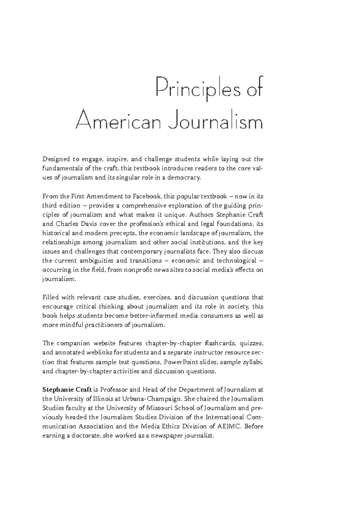 9781351107013 previewpdf - Principles of American Journalism Designed ...