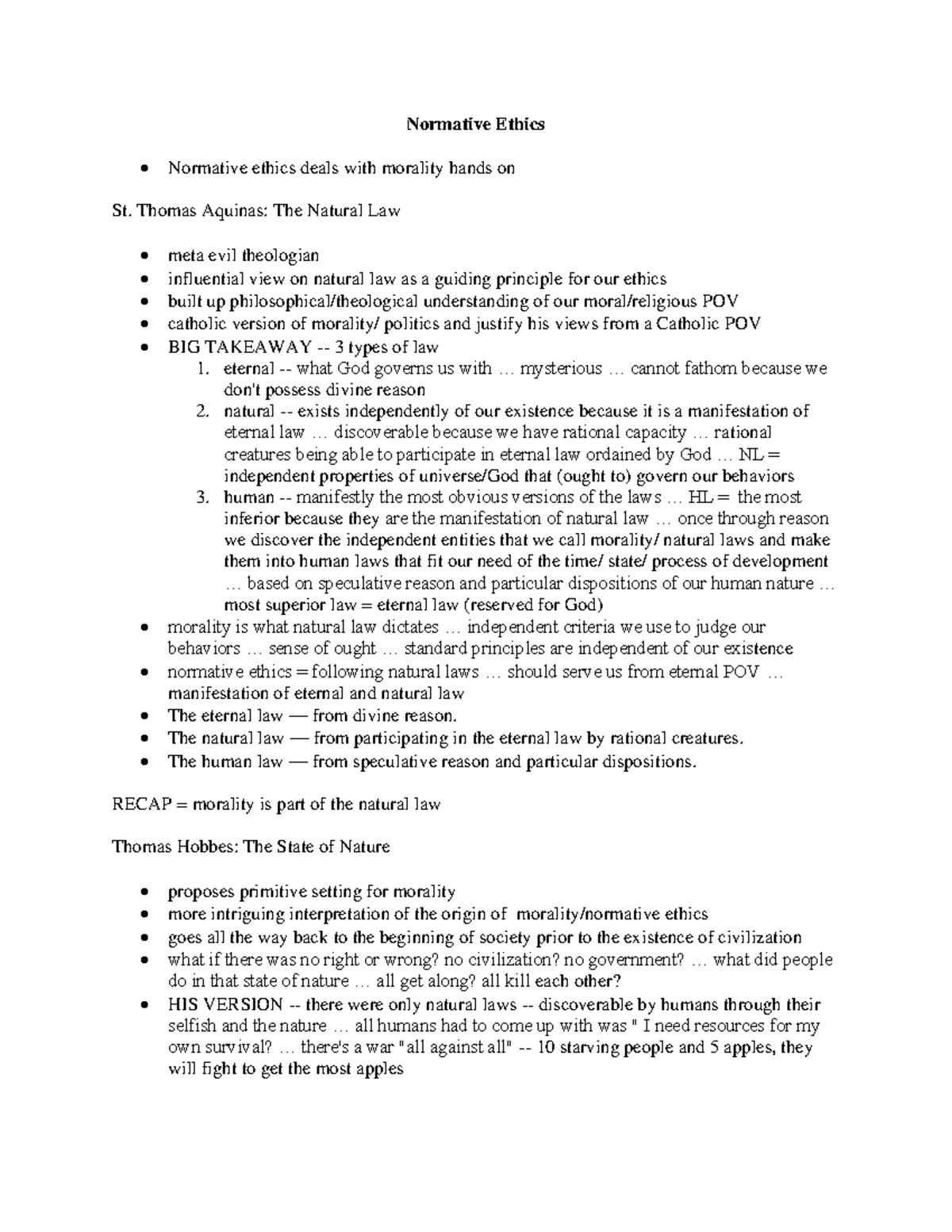 Normative Ethics - Normative Ethics Normative ethics deals with ...