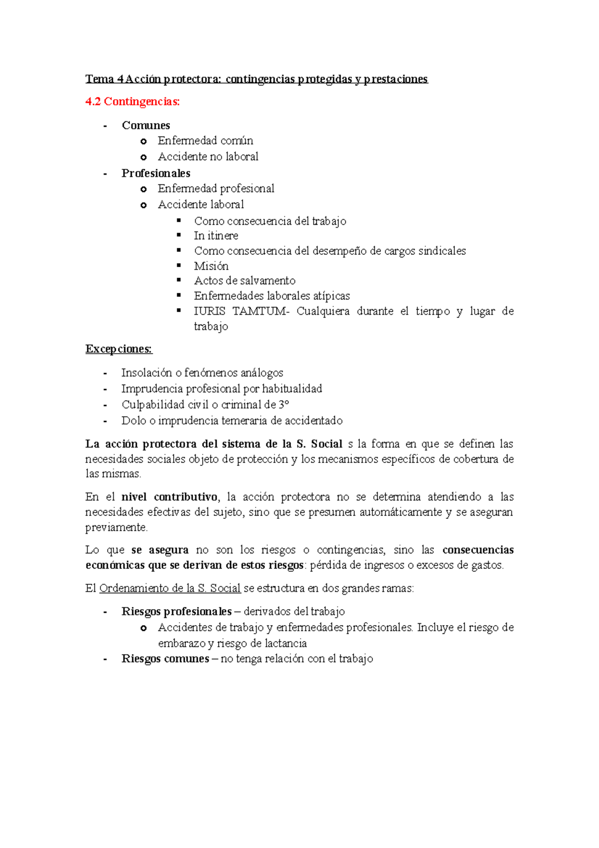 Tema 4 D. S. Social - Acción protectora - Tema 4 Acción protectora ...