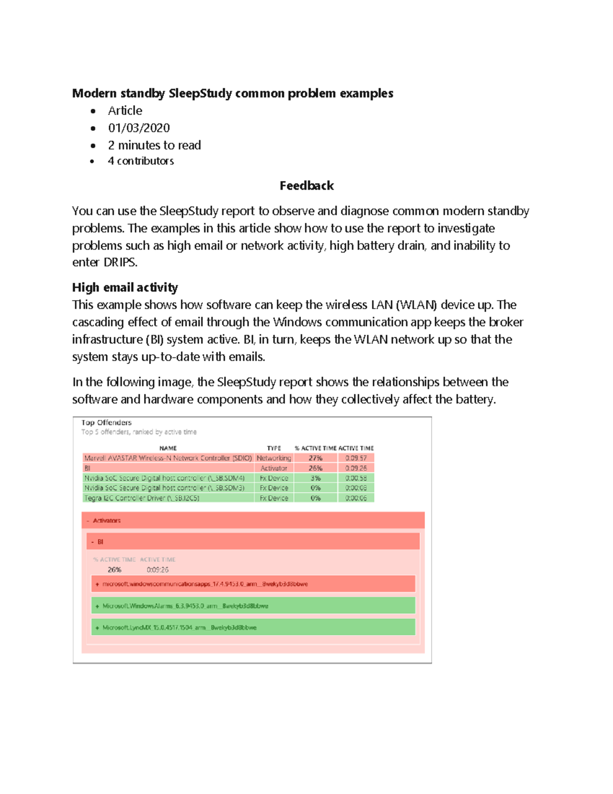 Document 31 (22) - Bob - Modern standby SleepStudy common problem ...