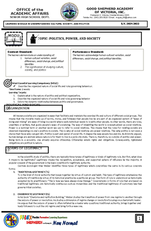 NSTP Lesson 1 - preamble, bill of rights, republic act 8491 - 1987 ...