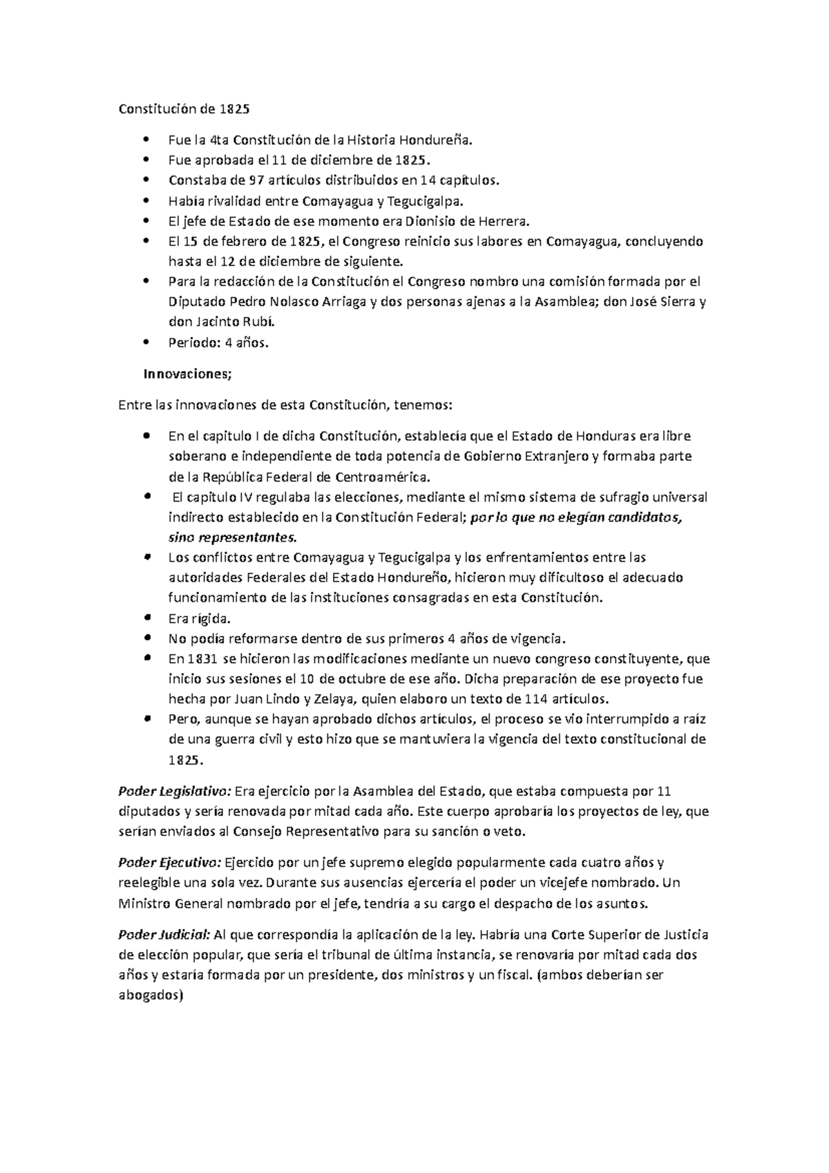 Constitución de 1825 - Fue aprobada el 11 de diciembre de 1825 ...