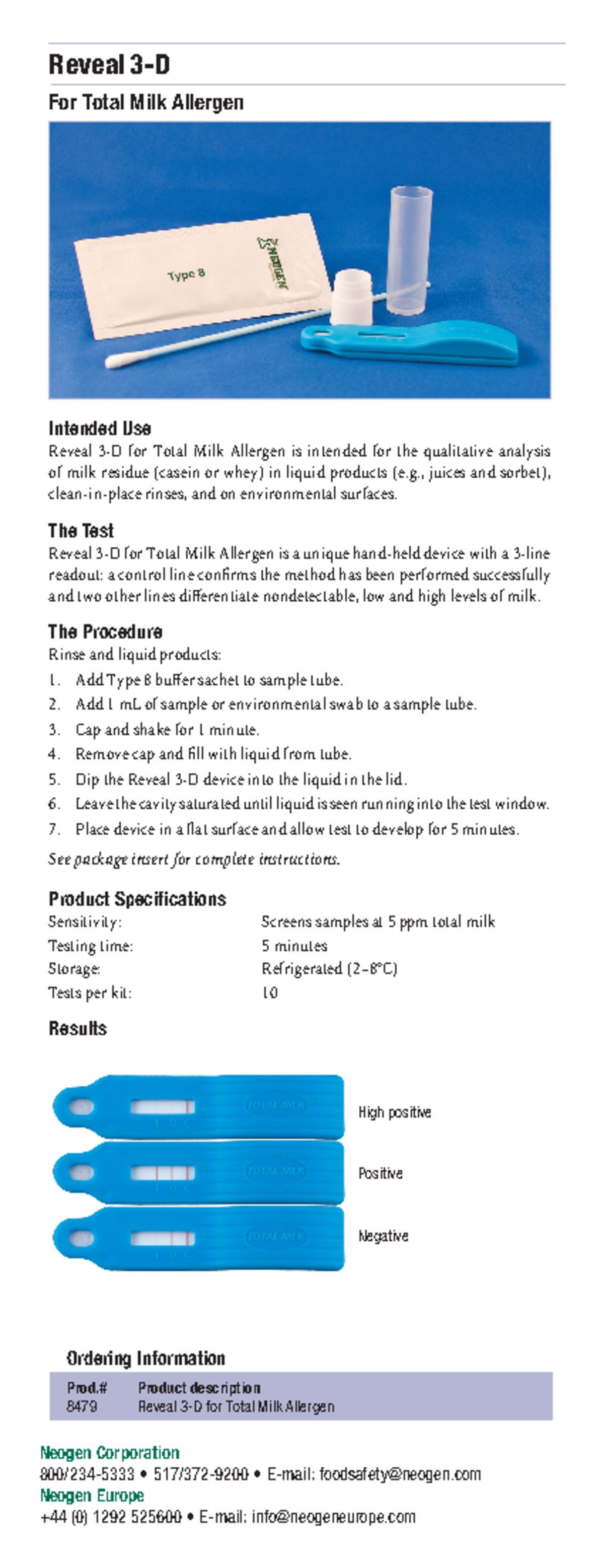 Ai38 neogen milk procedure - Neogen Corporation 800/234-5333 • 517/372 ...