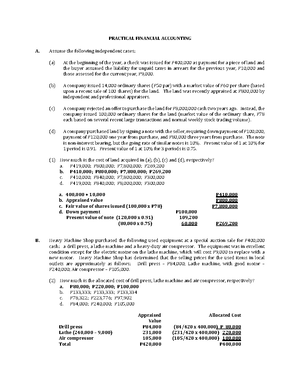 IA2 - Chapter 5 - CHAPTER 5 BIOLOGICAL ASSETS PROBLEMS 5-1. A 11. E (Land Impr) 21. A C 12. A 22 ...