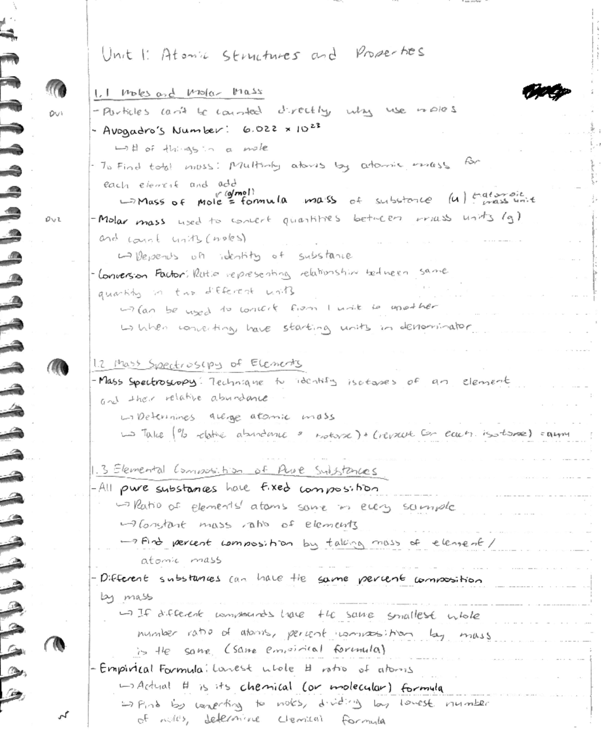 Unit 1- Atomic Structures and Properties - Studocu