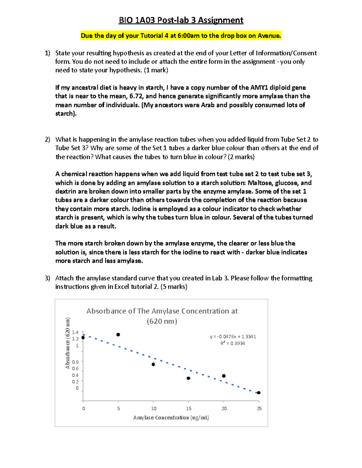 Post-lab 3 Assignment F2023 (1) (2) - bio 1m03 - McMaster - Studocu